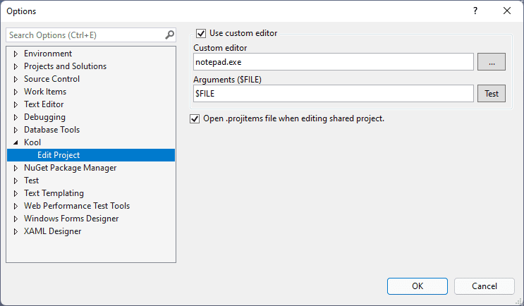 Edit Project - Visual Studio Marketplace